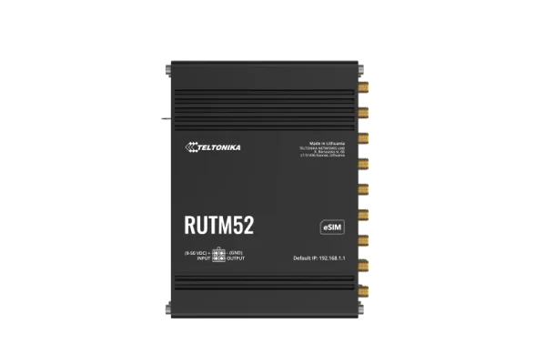 Teltonika industrial dual 5G router RUTM52 - NAS STORE